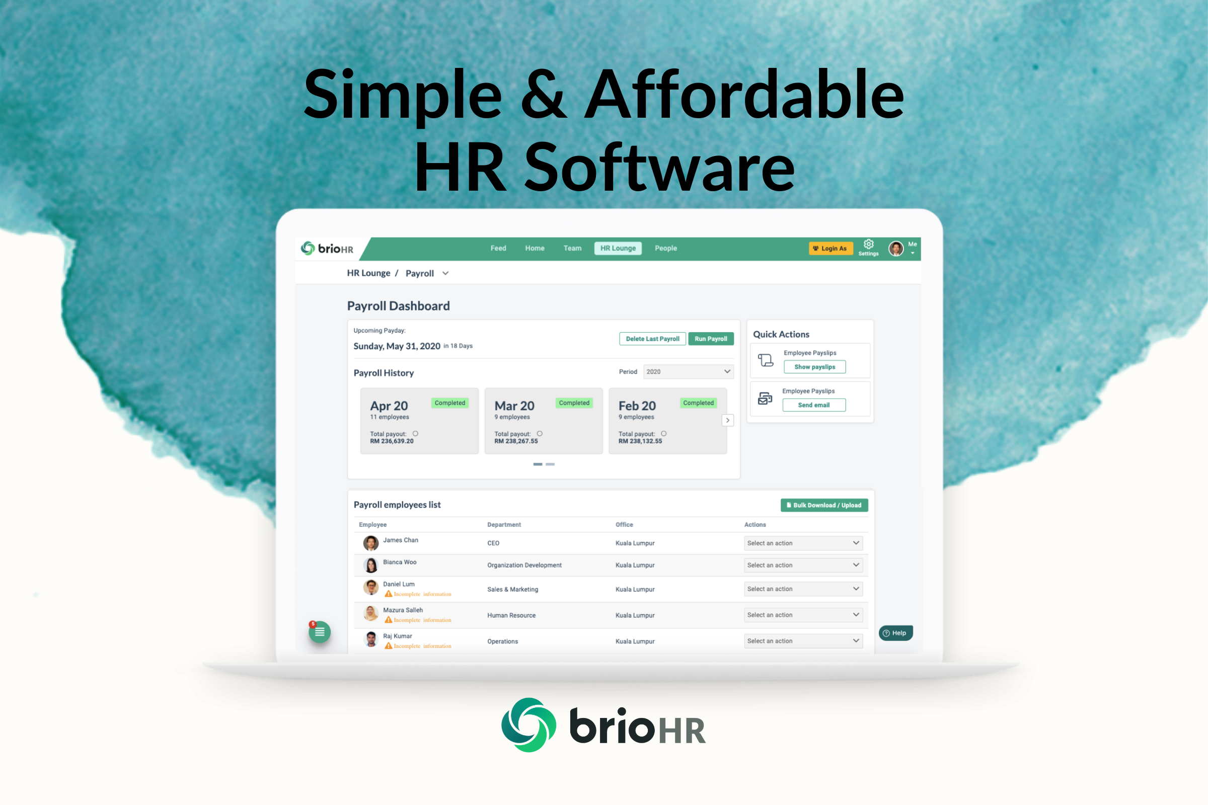 Contact Us - BrioHR